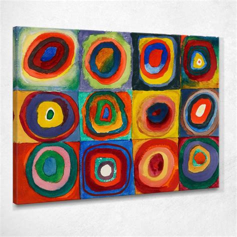 Color Study Squares With Concentric Circles 1913 Wassily Kandinsky ภาพ