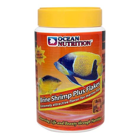 Ocean Nutrition Brine Shrimp Plus Flakes 156g Dry Fish Food Geemarine