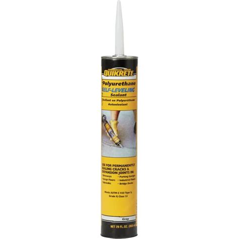 Quikrete 858ml Grey Self Leveling Polyurethane Sealant Home Hardware