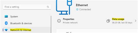 How To Set Reset And Remove Data Usage Limit For Networks In Windows 11