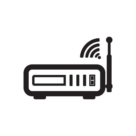 Router Or Internet Modem Icon Vector Illustration Design Vector Art At Vecteezy