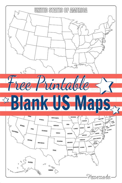 Free Printable Blank Map Of The United States Worksheets Worksheets