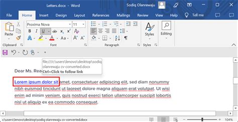 Jak dodać hiperłącze w Microsoft Word Ilinuxgeek
