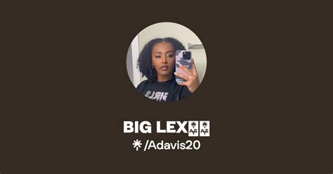 Big Lex Official Tiktok Instagram Linktree
