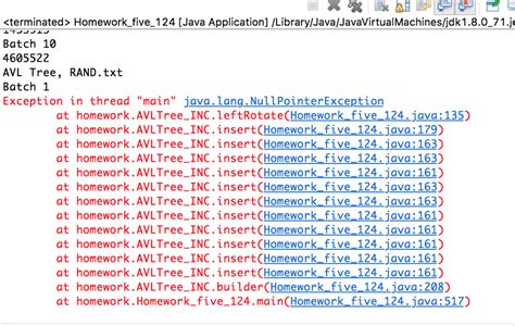 Kterminated Homework Five 124 Java Application