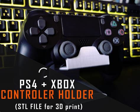 PS Xbox Controller Holder STL FILE For D Print Etsy