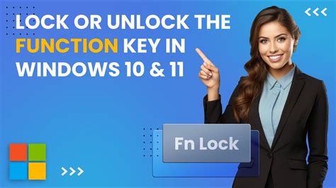 How To Lock Or Unlock The Function Key In Windows 10 And 11 Youtube