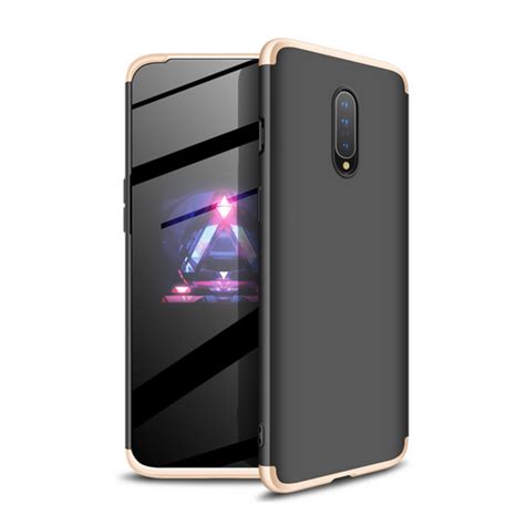Θήκη GKK Full body Protection 360 από σκληρό πλαστικό για OnePlus 7 μαύρο χρυσό ΘΗΚΕΣ