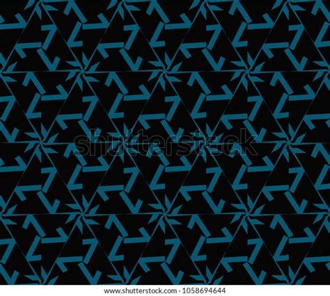 Modern Seamless Geometric Ornament Luxury Backgroundvector Stock Vector