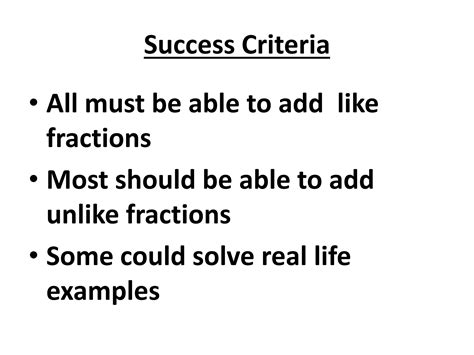 Adding And Subtracting Fractions Grade 5 Pptx