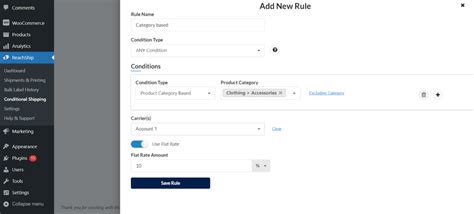 How To Set Up WooCommerce Conditional Shipping Table Rate Shipping For Flat Rates Shipping