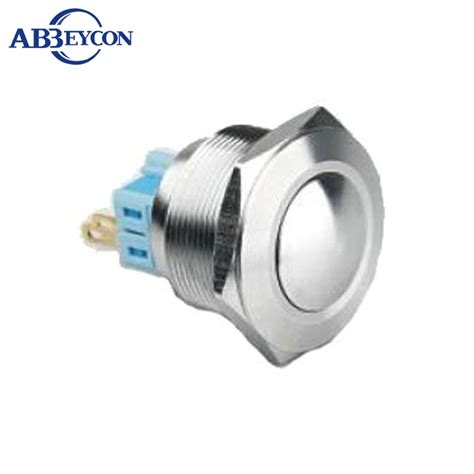 Mm On Off Latching Stainless Steel Switch Waterproof IP NO NC Metal Push Button Dome Head