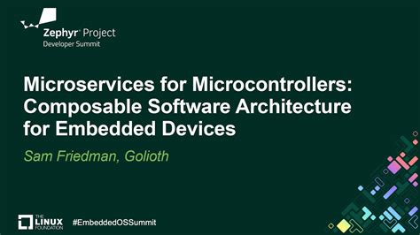 Microservices For Microcontrollers Composable Software Architecture For Embedded Sam