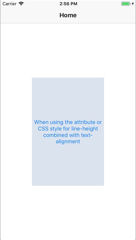 Line Height Property Breaks Text Alignment On Button Ios · Issue 6429 · Nativescript