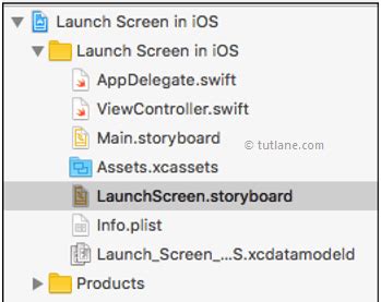 Ios Launch Screen Splash Screen Tutlane
