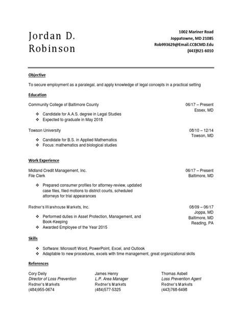resume assignment pdf lawyer business