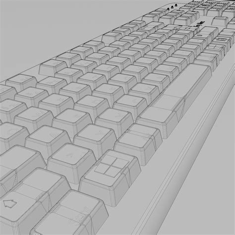 Artstation Keyboard 3d Model Game Assets