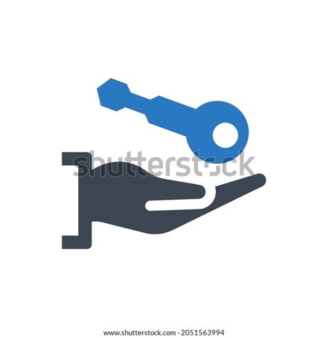 Access Key Icon On White Background Stock Vector Royalty Free 2051563994 Shutterstock