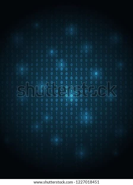 vector streaming binary code background stock vector royalty free