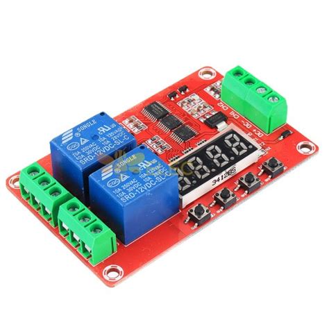 Channel Multi Function Relay Module Delay Self Lock CycleTiming Timer Relay V V V