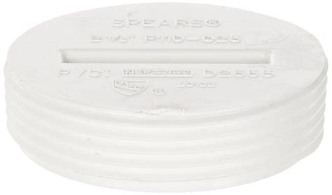 4 Pvc Cleanout Countersunk Plug Mpt Box Of 25 The Drainage