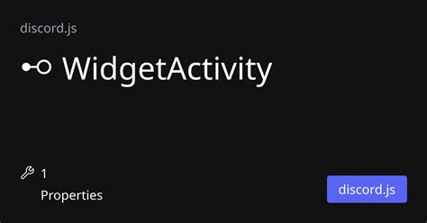 widgetactivity discord js 14 16 1 discord js