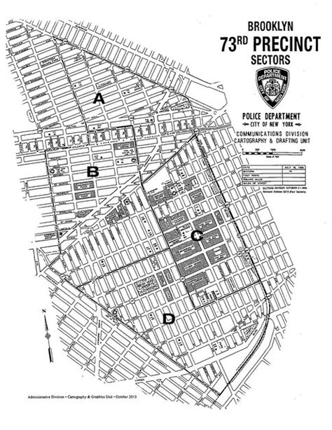 Brooklyn New York Police Precincts Nypd 20map 20bx 20 Large New York