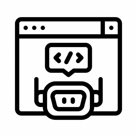 Robotic Technology Programming Innovation Machine Artificial Intelligence Icon Download