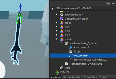 vectorforce not working for my model building support developer