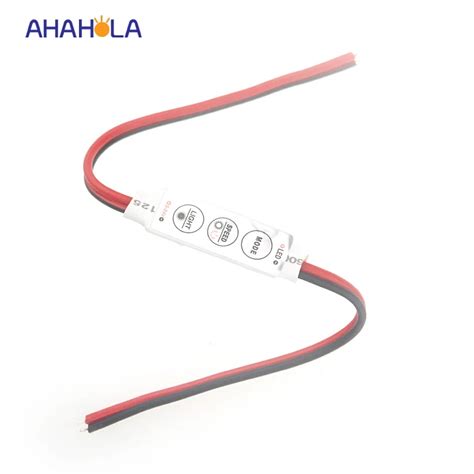 Key Mini Pwm Led Dimmer V V For Single Color Led Strip Dimmer Switch Control V W V