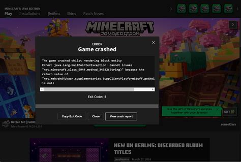 Crash Report Please Help Java Edition Support Support Minecraft Forum Minecraft Forum