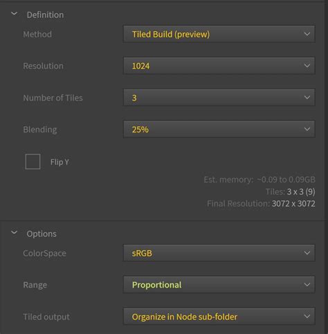 preparing terrains for tiled build gaea documentation quadspinner