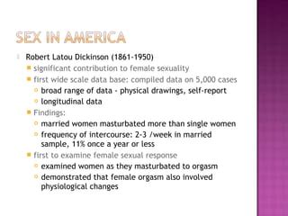 Research History Of Sex PPT