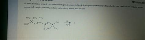 Solved Predict the major organic product formed upon | Chegg.com