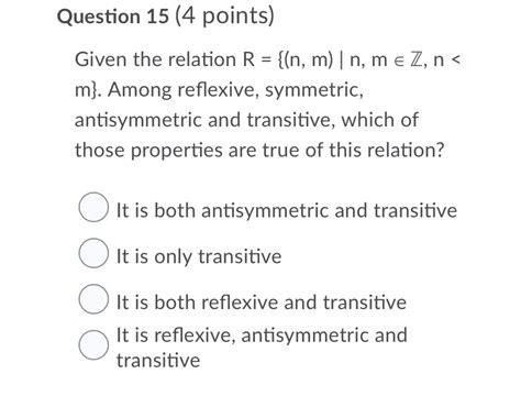 Solved Question 25 4 Points Given Functions F R → R