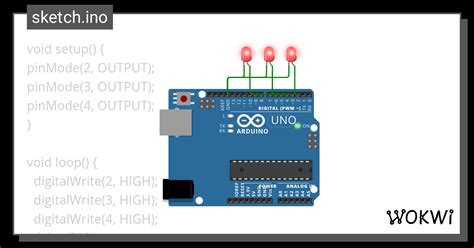 Lampu Nyala Bersama Dan Mati Bersama Wokwi ESP STM Arduino Simulator