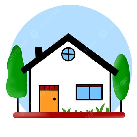 집 삽화 집 만화 집 집 로고 Png 일러스트 및 Psd 이미지 무료 다운로드 Pngtree