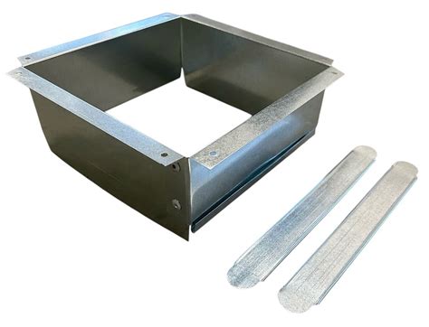 Rectangular Duct Straight Start Collar Ductwork Delivered Llc