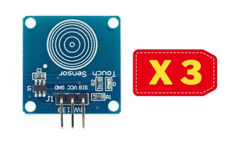 Módulo Botón Touch Switch Capacitivo Ttp223 Arduino Mercadolibre