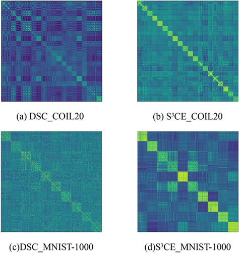 Visualization Of The Affinity Matrices For All Subjects On Coil20 And Download Scientific