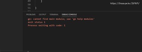 golang에서 go cannot find main module see ‘go help modules 오류날때 해결하기