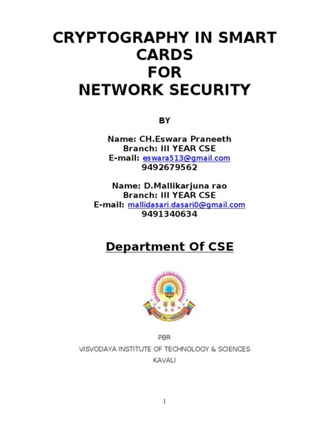 Pdf Cryptography In Smart Cards Dokumentips