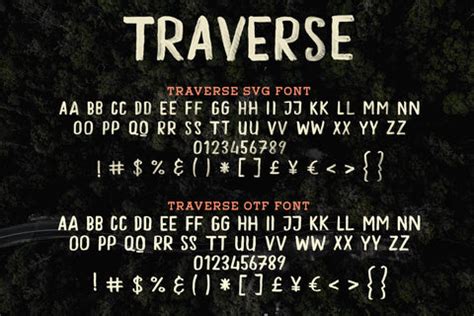 Traverse Hand Drawn Font Otf Svg Pixel Surplus