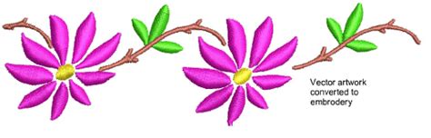 Convert Vector Objects In Embroidery Mode