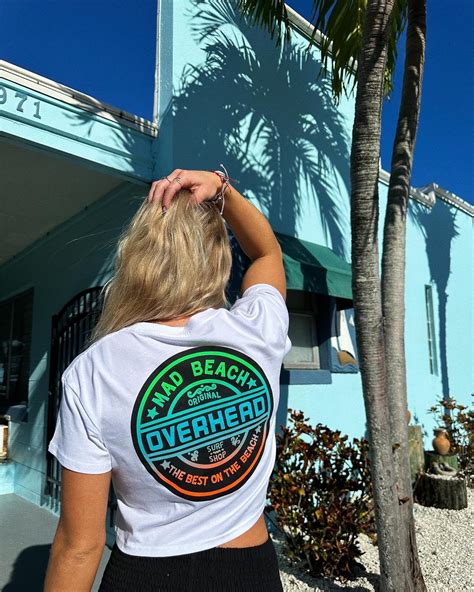 Sex Wax Crop Tee White Overhead Surf Shop