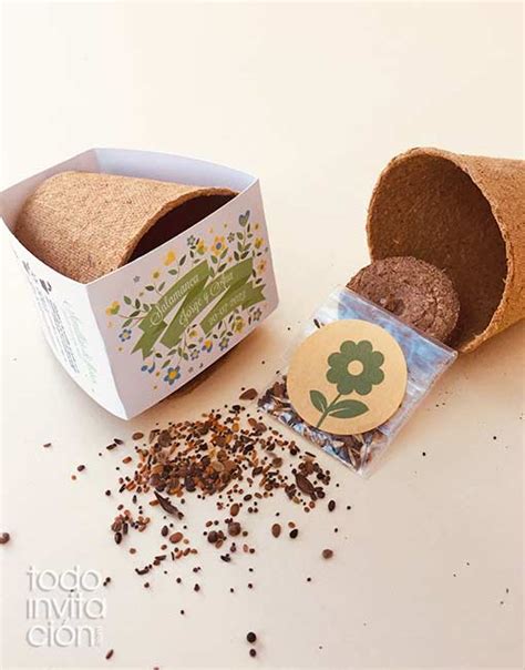 KIT DE SEMILLAS DE FLORES Bodas Todoinvitacion Invitaciones Y Detalles Originales