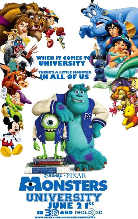 Monsters University International Poster