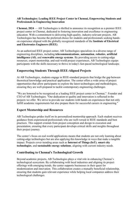 Ieee Project Center In Chennai Ieee Project Center In Chennai Pdf