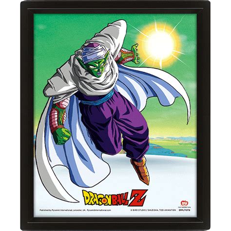 Cadre Dragon Ball Z Piccolo Effet Animé 3d Sur Kas Design