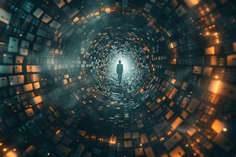 Premium Photo Illustration Of A Person Exploring The Concept Of